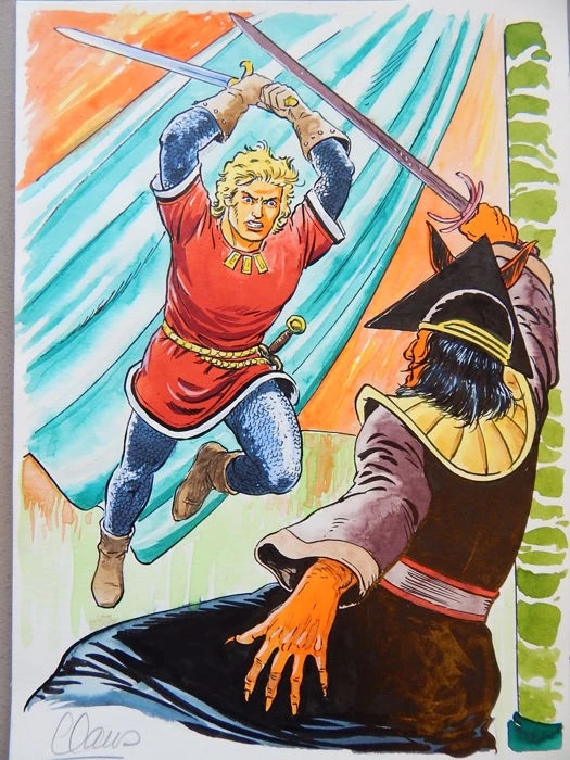 Gevecht met Bahaal | De Rode Ridder Wiki | Fandom