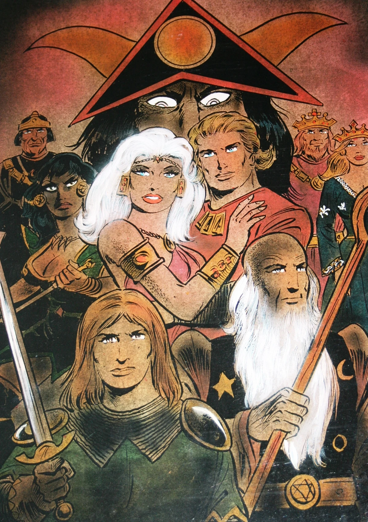 Gesigneerde prent van hoofdpersonages | De Rode Ridder Wiki | Fandom