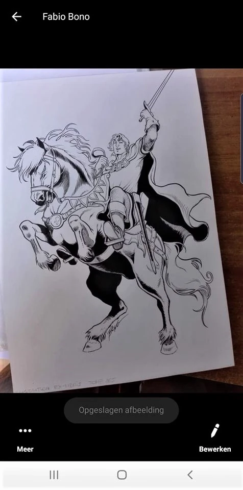 Johan te paard (ex-libris) | De Rode Ridder Wiki | Fandom