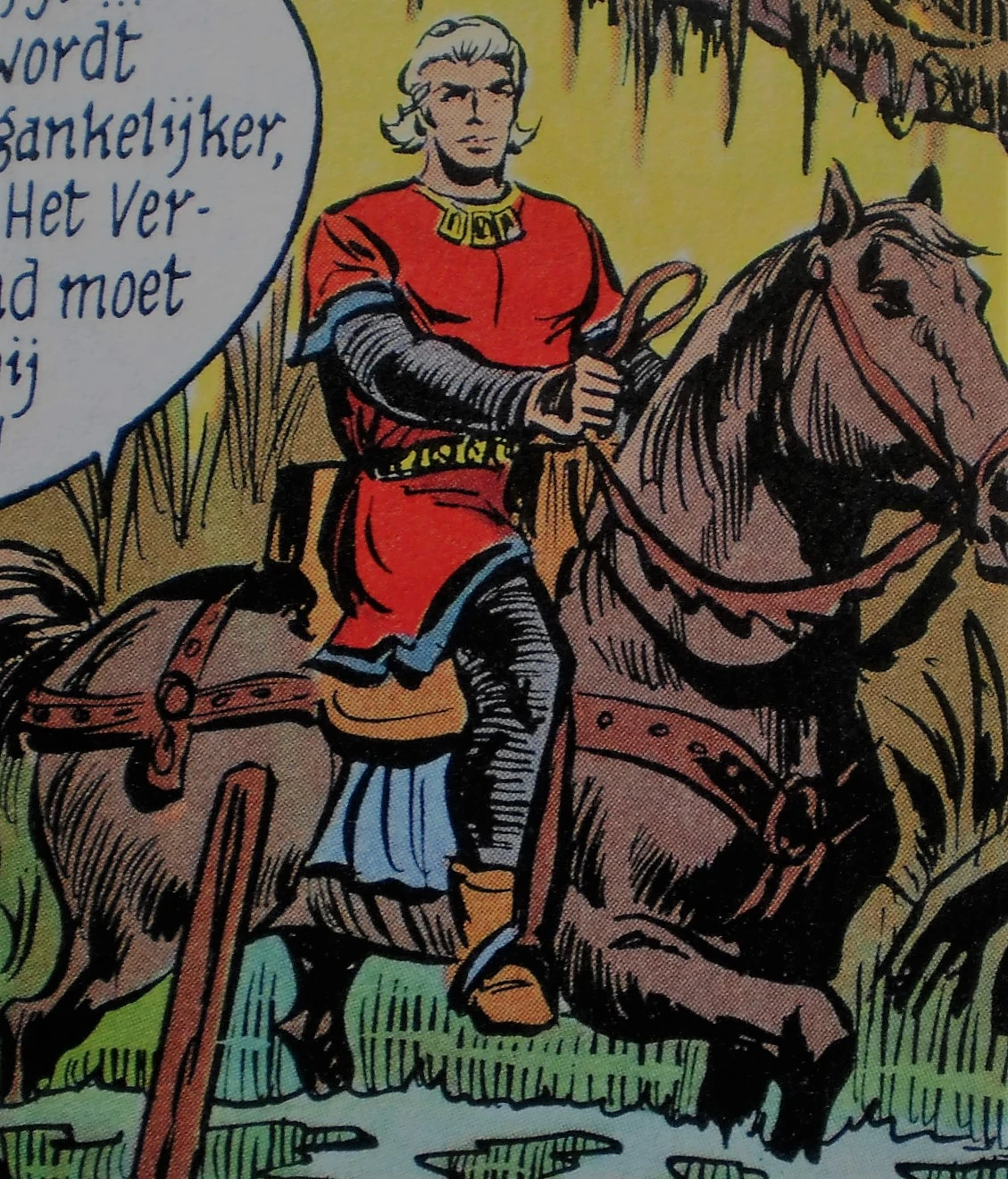 Johan van Horst's paard (Het Verdronken Land) | De Rode Ridder Wiki ...