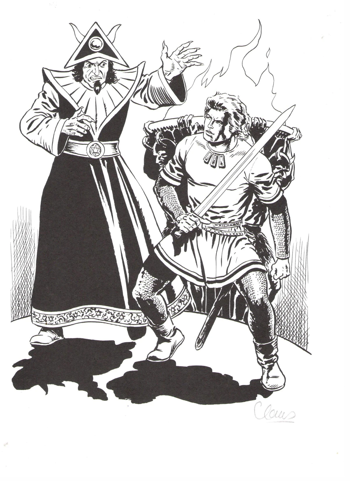 Bahaal (Claus Scholz ex-libris) | De Rode Ridder Wiki | Fandom