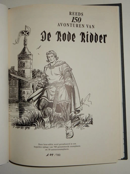 Auteursexemplaren van De Rode Ridder stripreeks | De Rode Ridder Wiki ...