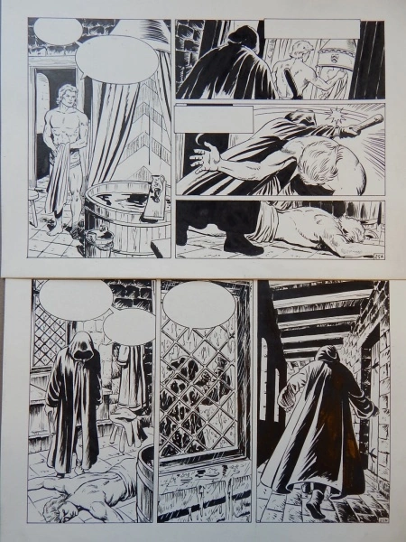 De Zwarte Weduwe (originele pagina 25) | De Rode Ridder Wiki | Fandom