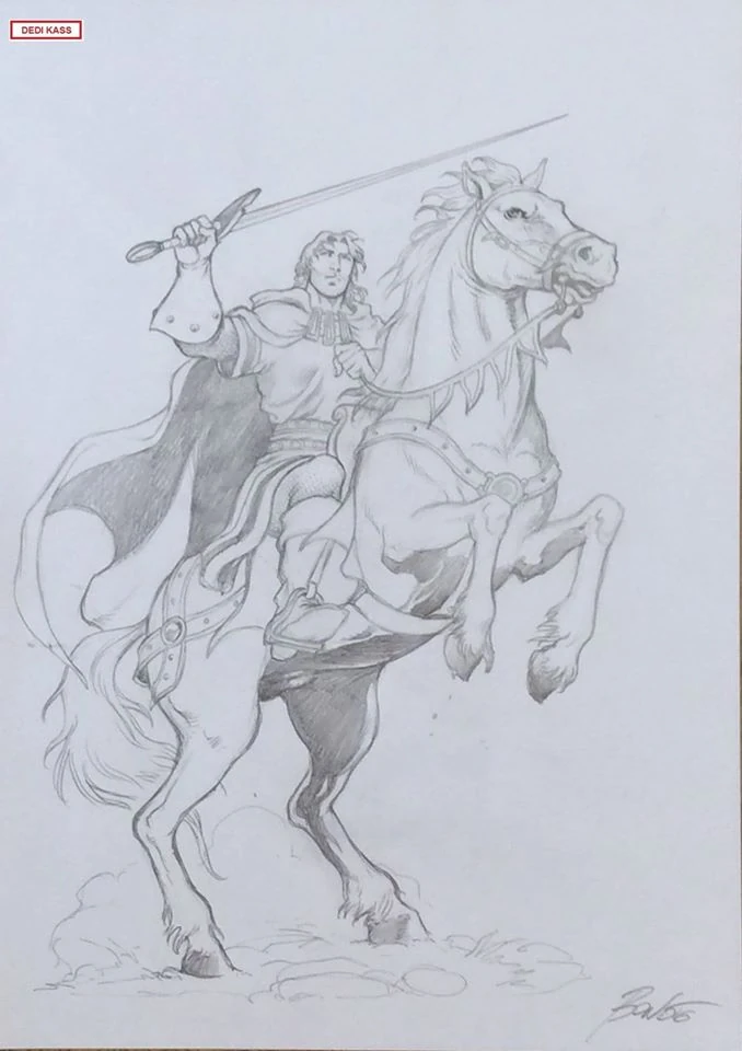 De Rode Ridder (originele tekening) | De Rode Ridder Wiki | Fandom