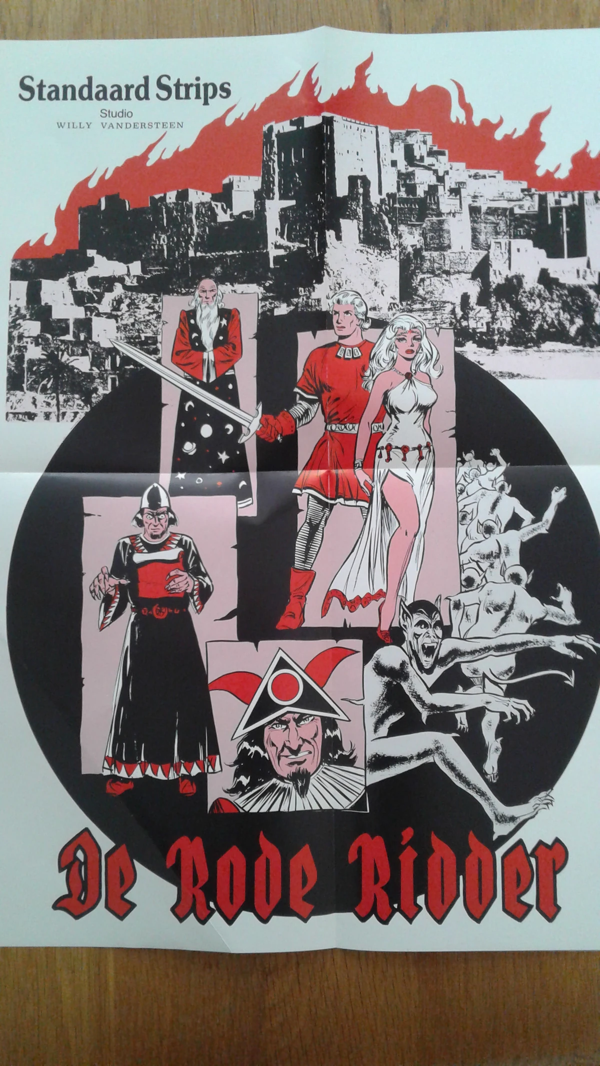 De Vervloekte Stad (poster) | De Rode Ridder Wiki | Fandom