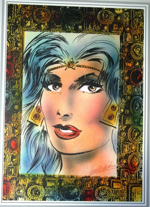 Galaxa (airbrush tekening 2) | De Rode Ridder Wiki | Fandom