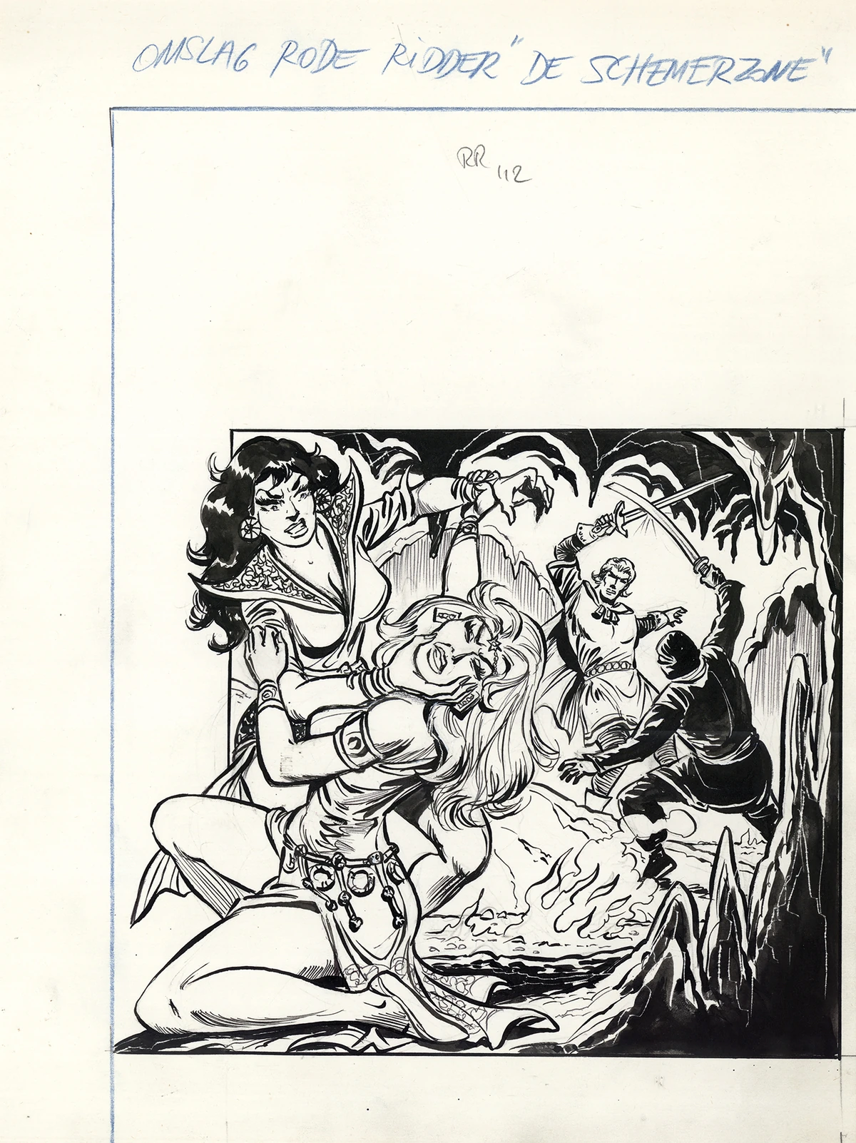 De Schemerzone (originele cover) | De Rode Ridder Wiki | Fandom