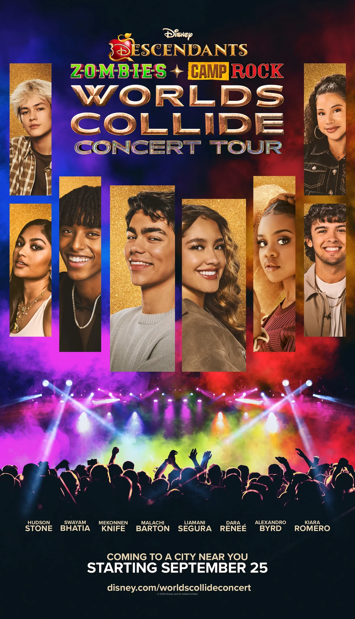 Descendants/Zombies/Camp Rock: Worlds Collide Concert Tour ...