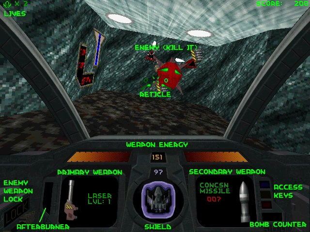Descent II by Star Man Part 56: Features, Weapons, Accessories and ...