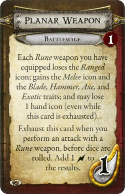 Planar Weapon | The Descent: Journeys in the Dark (Second Edition) Wiki ...