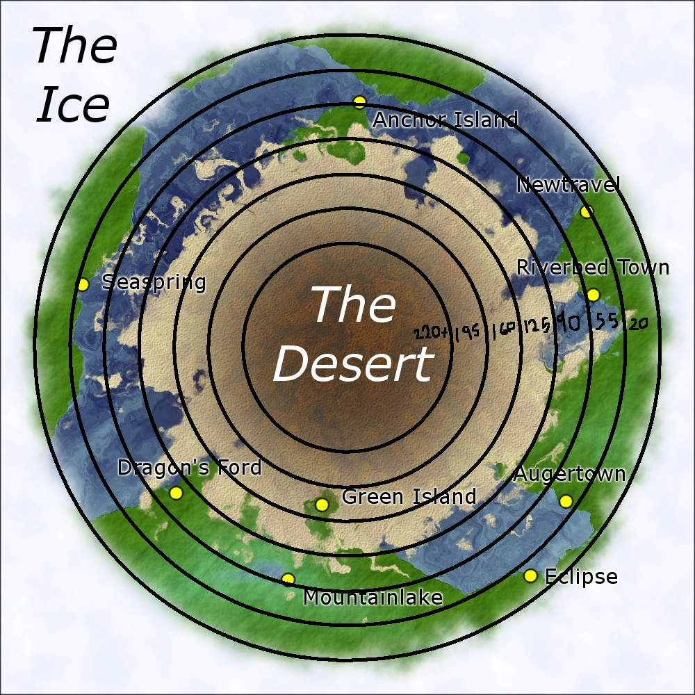 The World | The Land Between the Desert and the Ice Wiki | Fandom