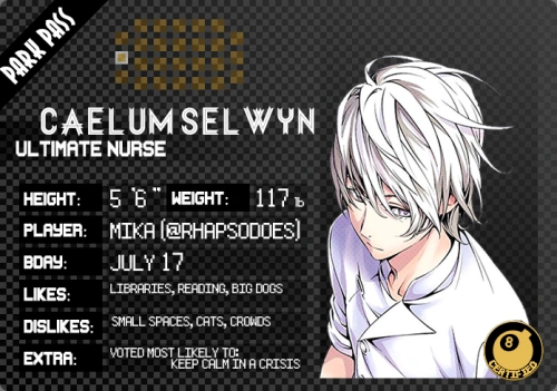 Caelum Selwyn | Despairing Vacation Wiki | Fandom