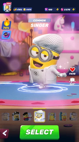 Singer Minion Costume | Despicable Me Wiki | Fandom