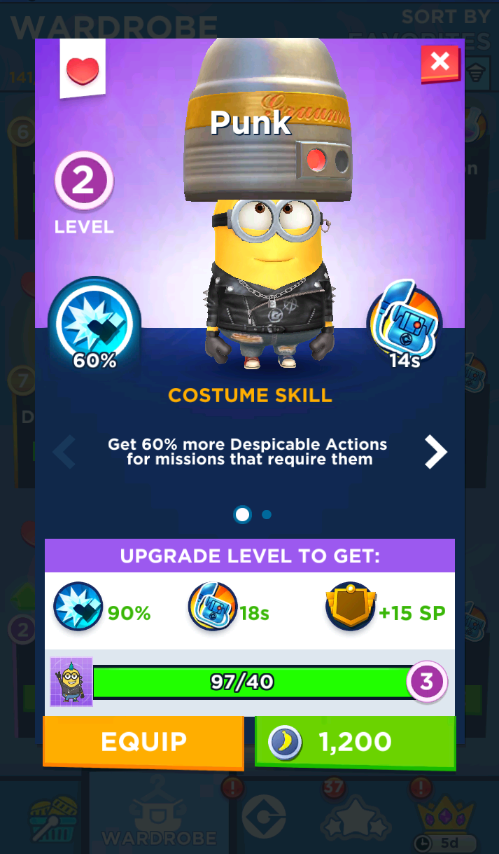 Punk Minion Costume Despicable Me Wiki Fandom