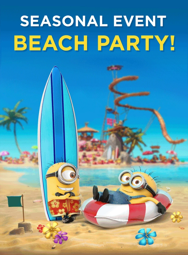 Despicable Me 2 Minions Beach