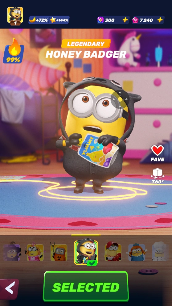 Honey Badger Minion Costume | Despicable Me Wiki | Fandom