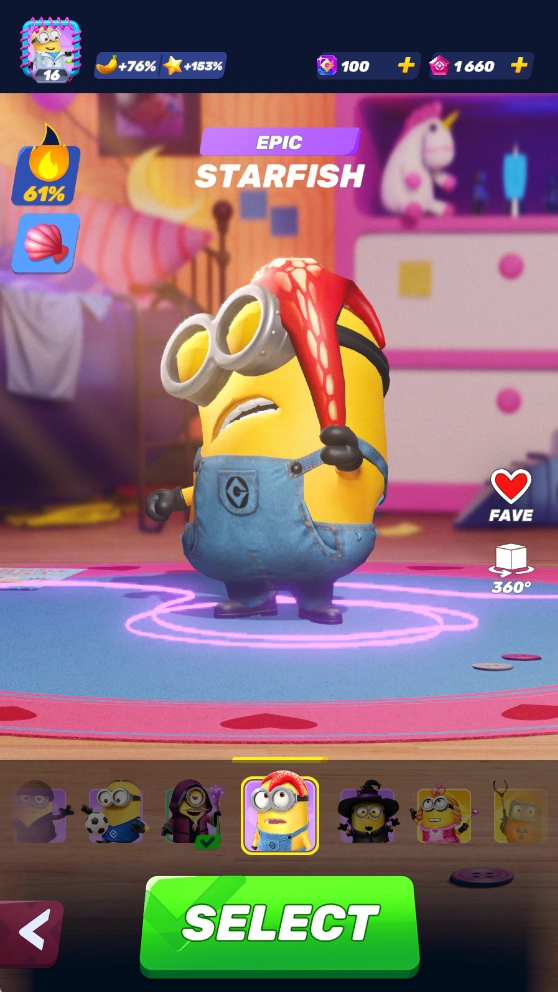 Starfish Minion Costume | Despicable Me Wiki | Fandom