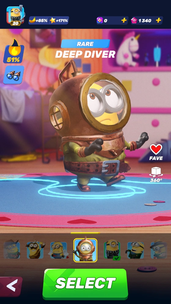 Deep Diver Minion Costume | Despicable Me Wiki | Fandom