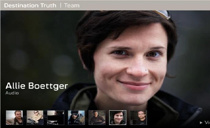 Allie Boettger | Destination Truth Wiki | Fandom