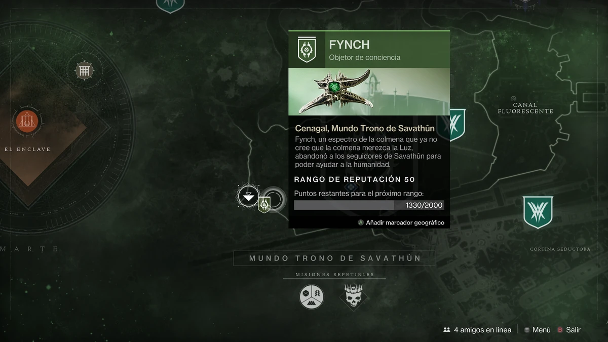Fynch | Destinypedia | Fandom