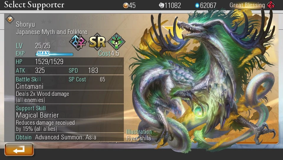 Shoryu | Destiny of Spirits Wiki | Fandom