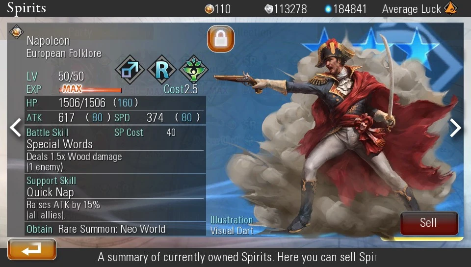 Napoleon | Destiny of Spirits Wiki | Fandom