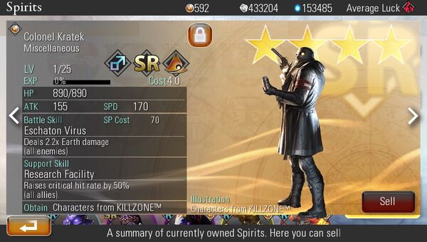 Colonel Kratek | Destiny of Spirits Wiki | Fandom