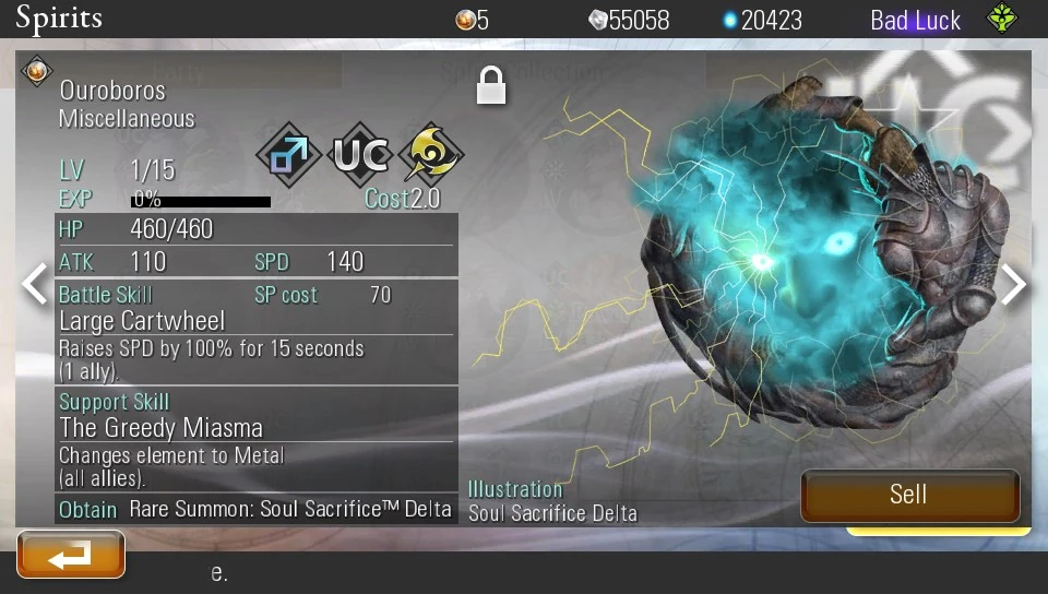 Ouroboros | Destiny of Spirits Wiki | Fandom