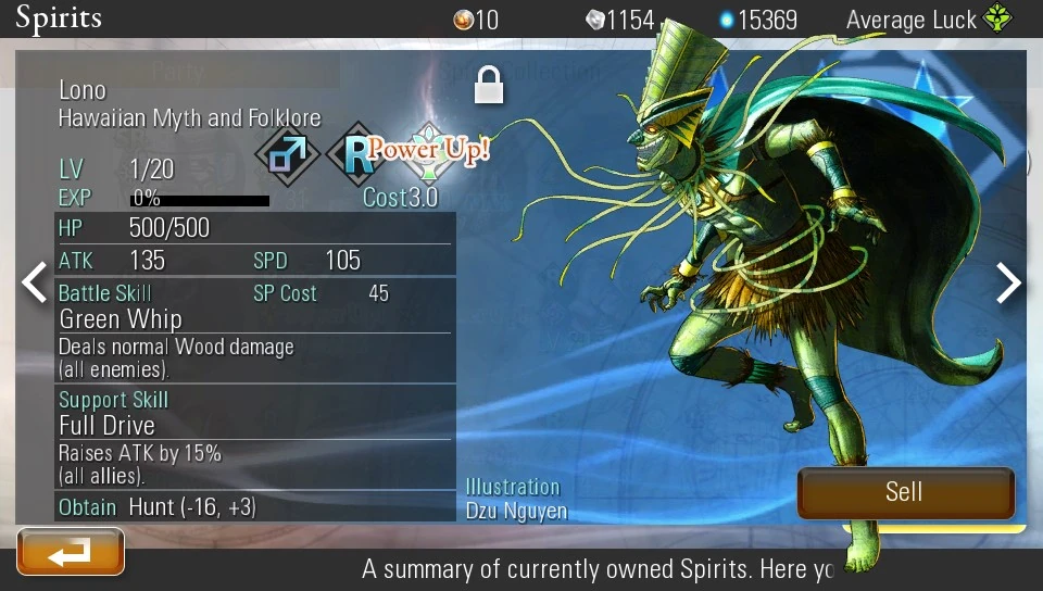 Lono | Destiny of Spirits Wiki | Fandom