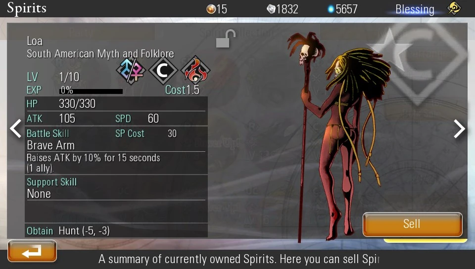 Loa | Destiny of Spirits Wiki | Fandom