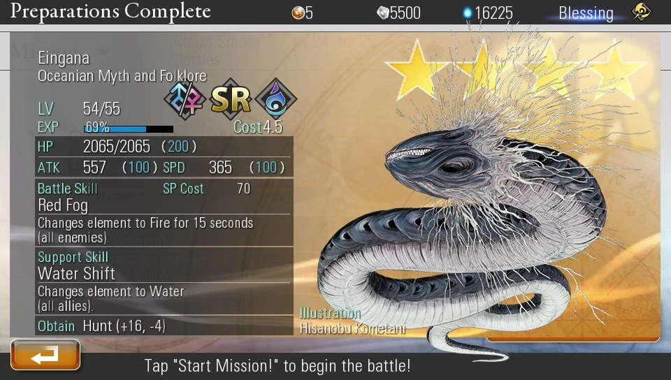 Eingana | Destiny of Spirits Wiki | Fandom