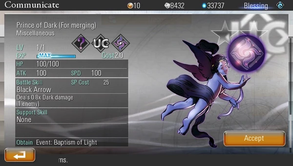Prince of Dark | Destiny of Spirits Wiki | Fandom