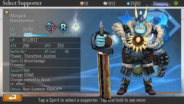 Morgack | Destiny of Spirits Wiki | Fandom