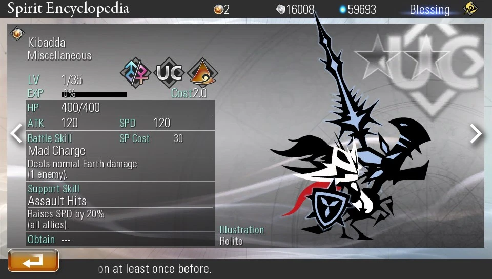 Kibadda | Destiny of Spirits Wiki | Fandom