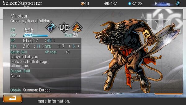 Minotaur | Destiny of Spirits Wiki | Fandom