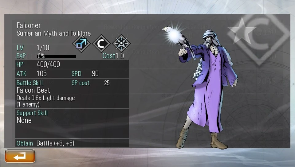 Falconer | Destiny of Spirits Wiki | Fandom