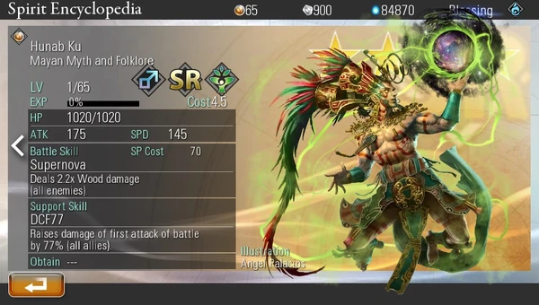 Hunab Ku | Destiny of Spirits Wiki | Fandom