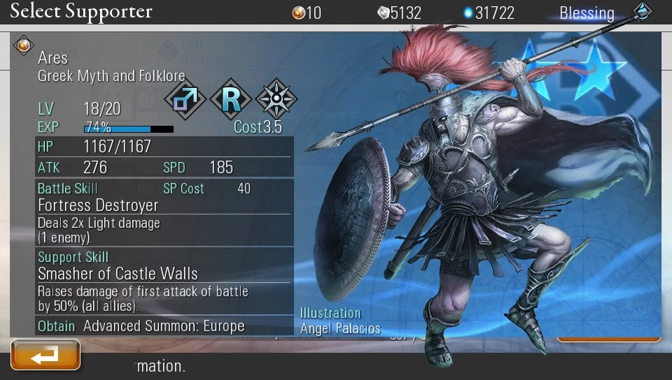 Ares | Destiny of Spirits Wiki | Fandom