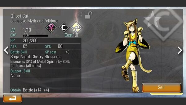 Ghost Cat | Destiny of Spirits Wiki | Fandom