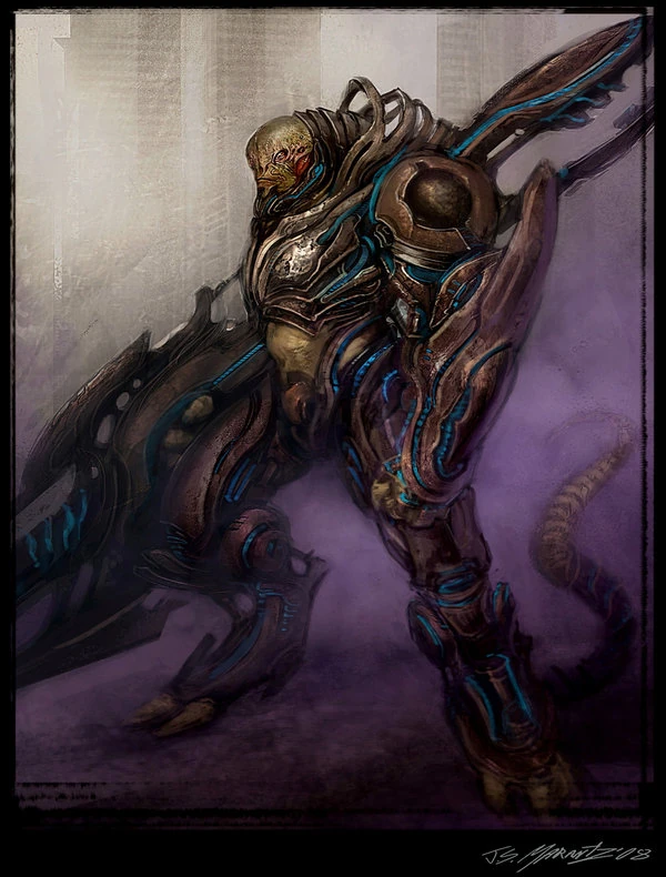 Alien Soldier Concept Art