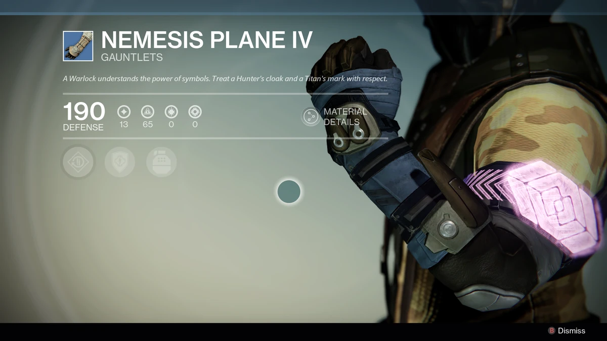 Nemesis Plane IV (Gauntlets) | Destiny Wiki | Fandom