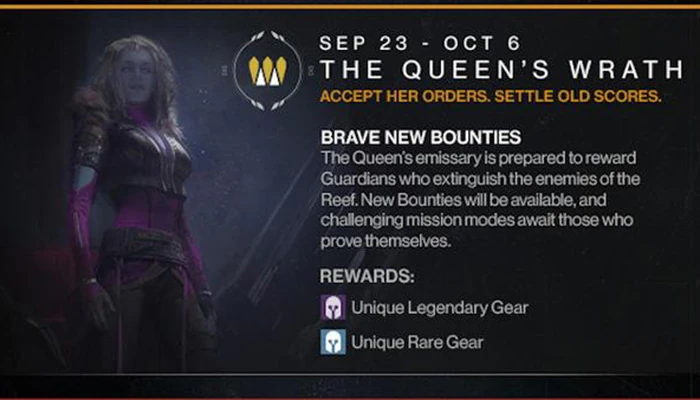 User blog:TheBlueRogue/The Queen's Wrath Has Arrived | Destiny Wiki ...
