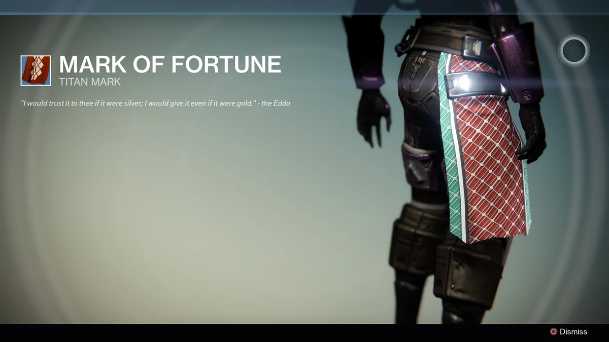 Mark of Fortune (Rare) | Destiny Wiki | Fandom
