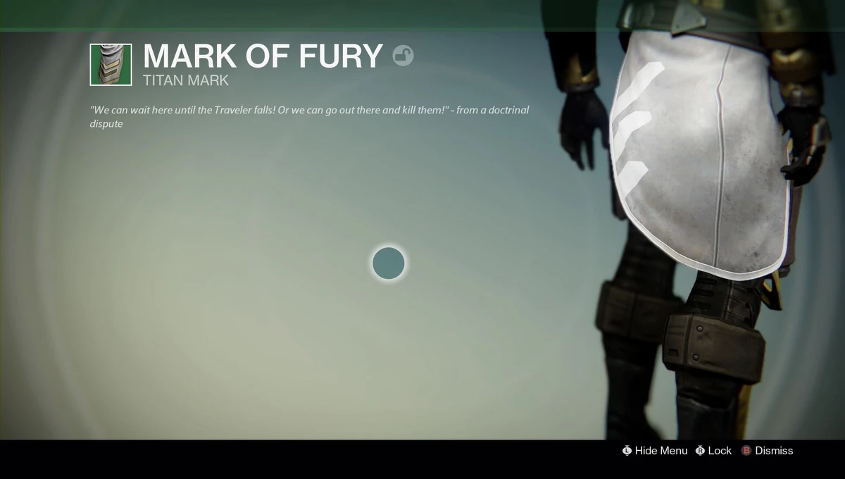 Mark of Fury (Uncommon) | Destiny Wiki | Fandom
