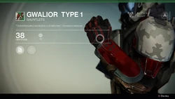 グワリオル・タイプ1 (ガントレット) | Destinyウィキ | Fandom