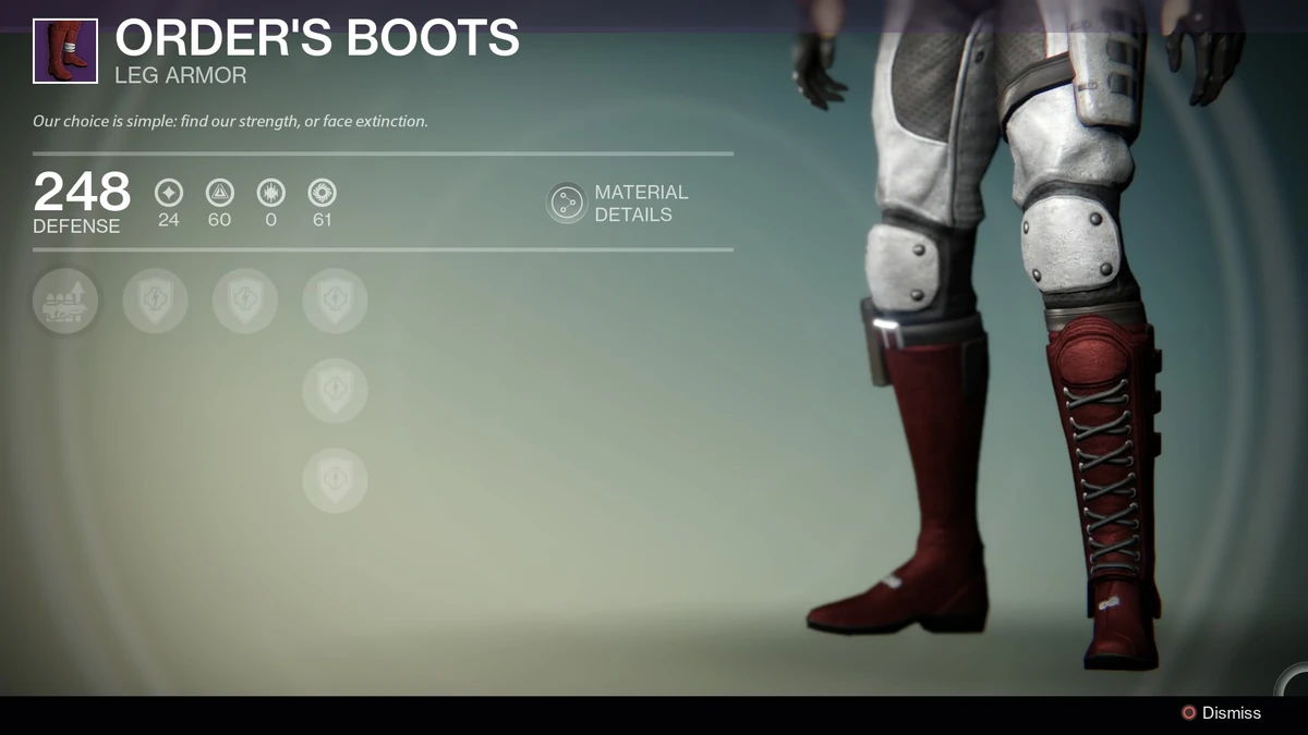 Order's Boots (Hunter) | Destiny Wiki | Fandom