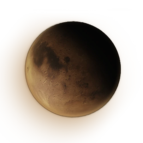 Mars Map Destiny Planet View