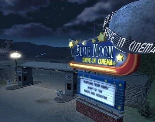 Blue Moon Drive-In Theatre | Destroy All Humans! Wiki | Fandom