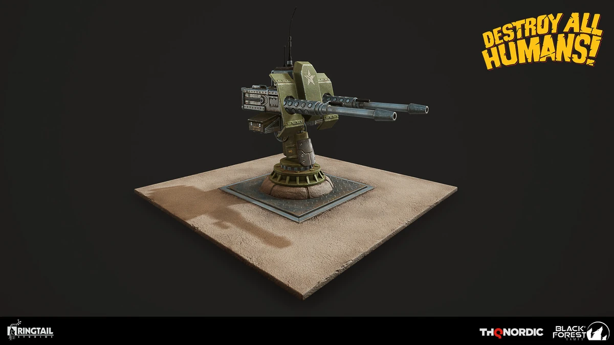 Gun Turrets | Destroy All Humans Wiki | Fandom