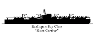 Baalkpan Bay Class CV | Destroyermen Wiki | Fandom